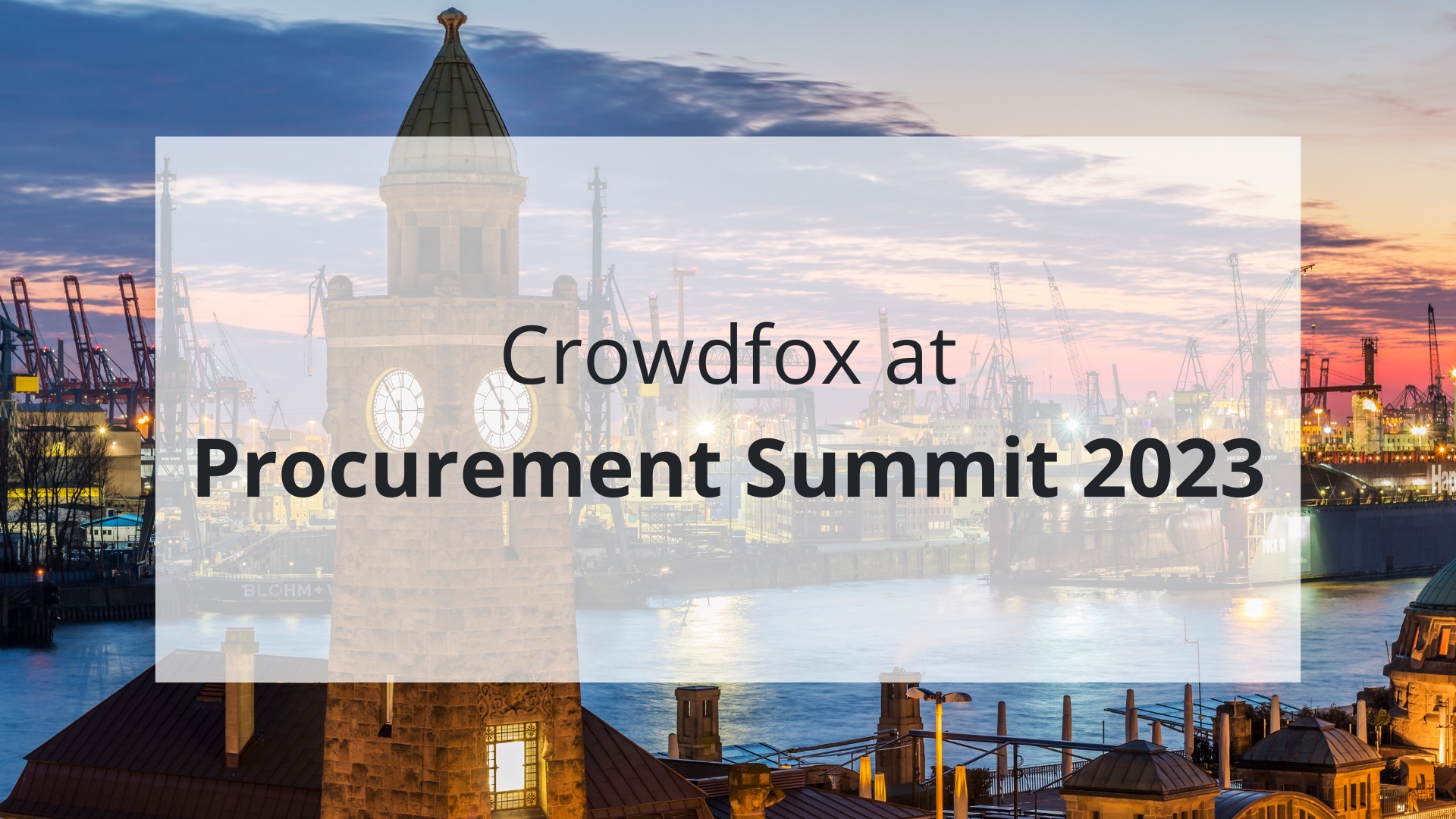 Crowdfox at Procurement Summit 2023 | Crowdfox Insights